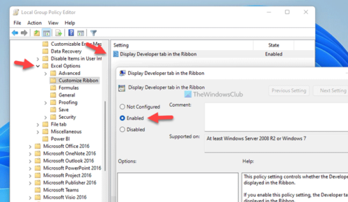 How to add Developer tab in Word and Excel Office programs
