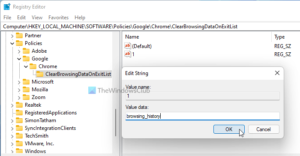 How to automatically clear Chrome browsing data on exit