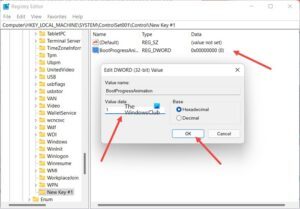 How to enable new progressive ring Boot animation in Windows 11