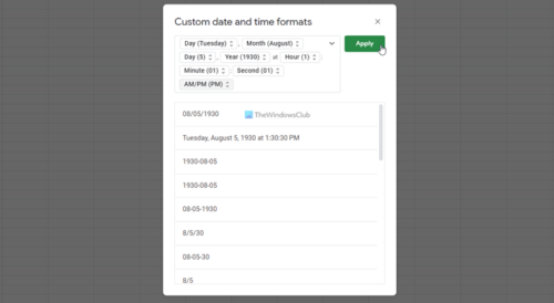 How to change Date Format in Excel Online and Google Sheets