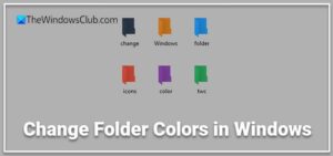 Free software to change Folder icon color in Windows 11