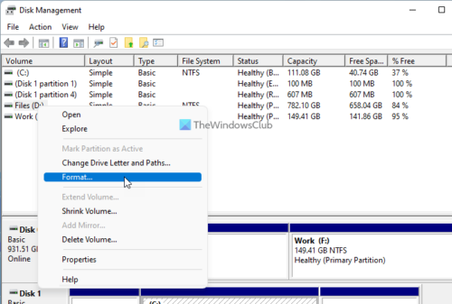 DiskPart error, Data error cyclic redundancy check