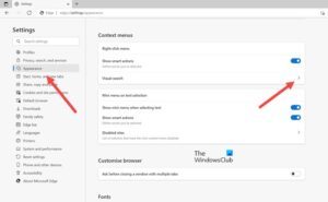 How to enable or disable Visual Search in Microsoft Edge