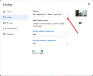 No Camera found in Google Meet on Windows 11/10 PC