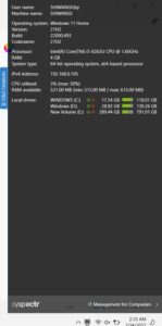 O&O DeskInfo displays Hardware & System information on the desktop