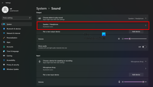 How to change Sound Settings on Windows 11 to get better Audio