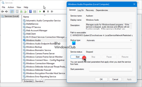 Windows Audio Service needs restart at login to get sound back