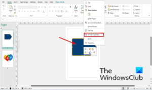 How to make Picture Background or Shape transparent in Publisher