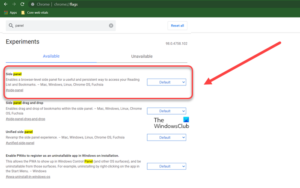 How to Disable or Enable Side Panel in Google Chrome