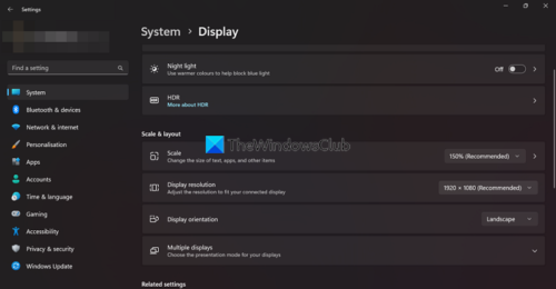 Text is pixelated or not displaying properly in Windows 11/0