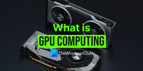 What is GPU Computing used for?
