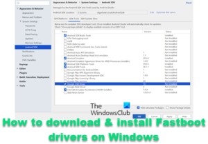 How to download & install Fastboot drivers on Windows 11?