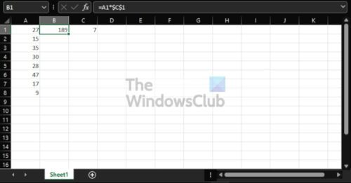 How to multiply numbers in Single or Multiple cells in Excel