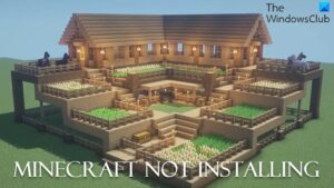 Minecraft not installing on Windows 11/10 PC