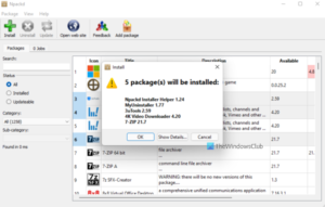 Install multiple Programs at once using free Bulk Software Installer for PC