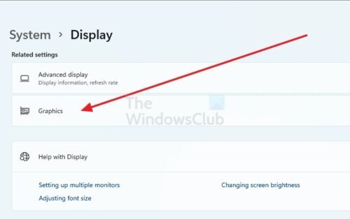 Game not using GPU in Windows 11