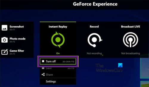 NVIDIA Share not responding or has stopped working on Windows 11/10