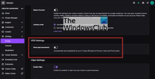 How to save Live Streams on Twitch