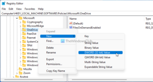 Turn Off or On OneDrive Files On-Demand in Windows 11