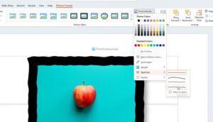 How to add Border to Image in PowerPoint