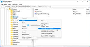 Allow or Stop Windows from asking PIN for Projecting to the PC