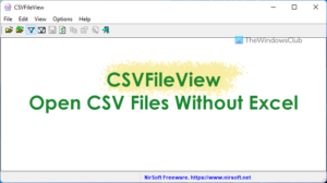 How to open CSV files without Excel