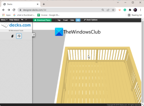 Design a Deck using these free Deck Designer software and online tools
