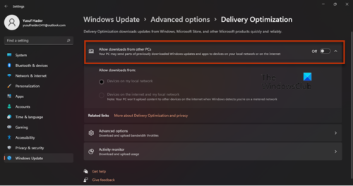 Service Host Network Service High Network Usage In Windows 1110
