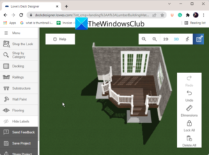 Design a Deck using these free Deck Designer software and online tools