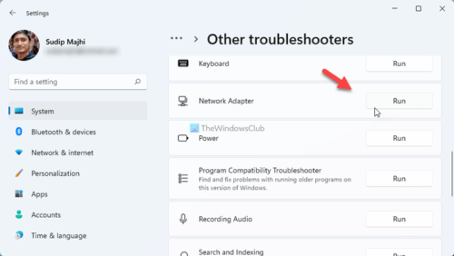 Network Adapter not showing up, working or detected in Windows 11