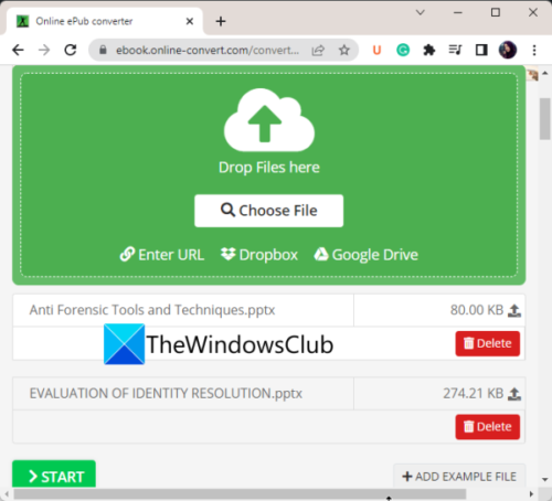 Convert PowerPoint to eBook using free online tools and software