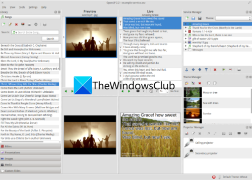 Best free Church Presentation software for Windows 11/10