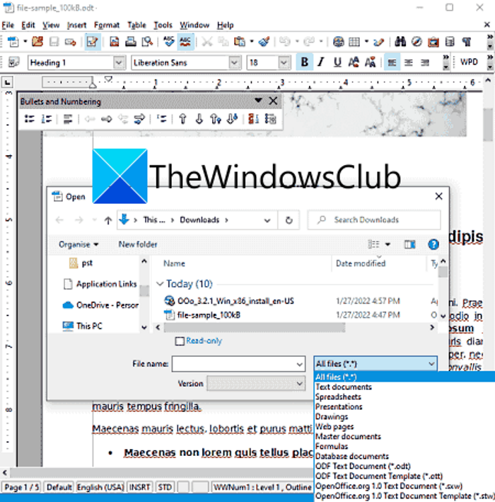 Best Free Open Source Document Editor software for Windows 11/10