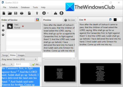 Best free Church Presentation software for Windows 11/10