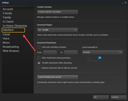 How to change the Language of individual Games in Steam