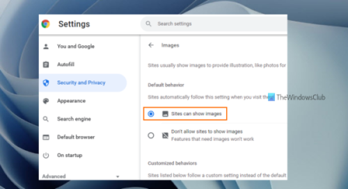 Can't download or save images from Google Chrome on Windows PC