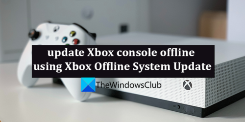 How to update Xbox console offline using Xbox Offline System Update