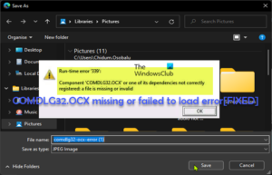 Fix COMDLG32.OCX missing or failed to load error on Windows 11