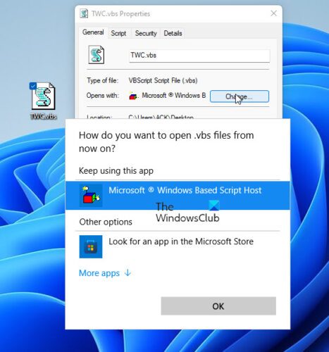 Fix Windows Script Host error on Windows 11/10 startup