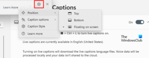 How to Enable and Customize Live Captions on Windows 11