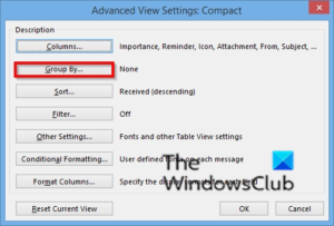 How to group emails in Outlook