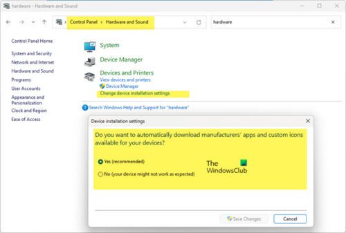 How to disable Automatic Driver Updates in Windows 11/10