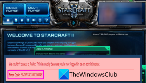 Fix Error Code BLZBNTAGT0000084B on Battle.net