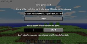 How to play Minecraft Classic online on the web free