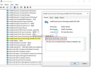 Fix What failed IntcOED.sys error on Windows 11/10