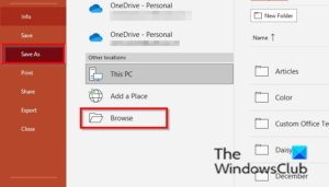 How to save Slide Design Idea as a Template in PowerPoint