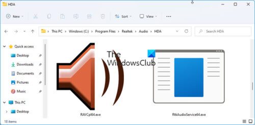 Fix RAVCpl64.exe Not working, System or Application Error