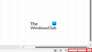 How to use Zoom In or Out feature in Microsoft Excel