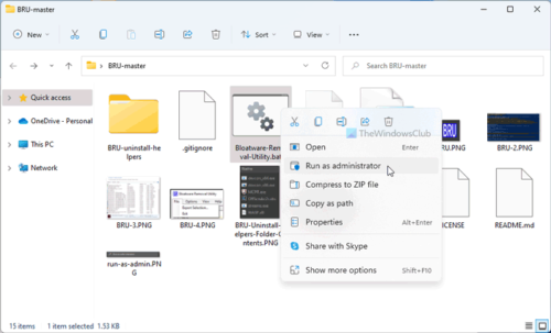 Bloatware Removal Utility for Windows 11/10