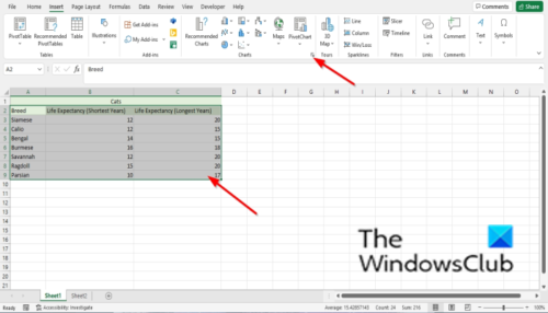 How to create a Box and Whisker Chart in Excel